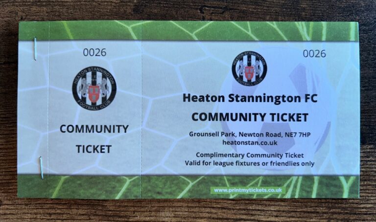 Community Tickets - Heaton Stannington FC