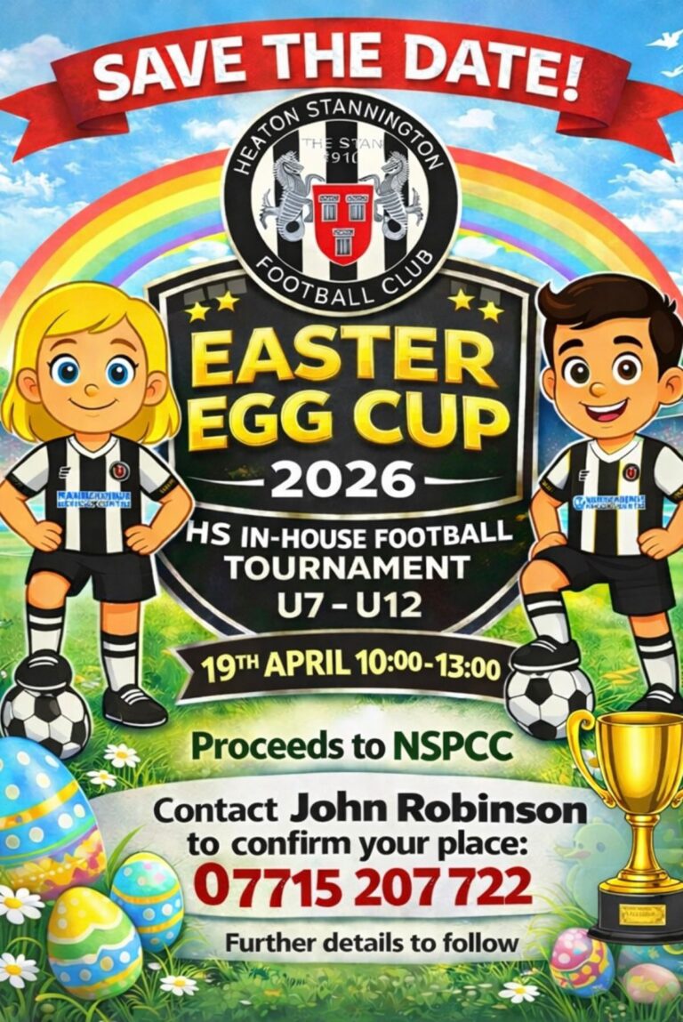 Stan Juniors Easter Egg Cup Returns - Heaton Stannington FC